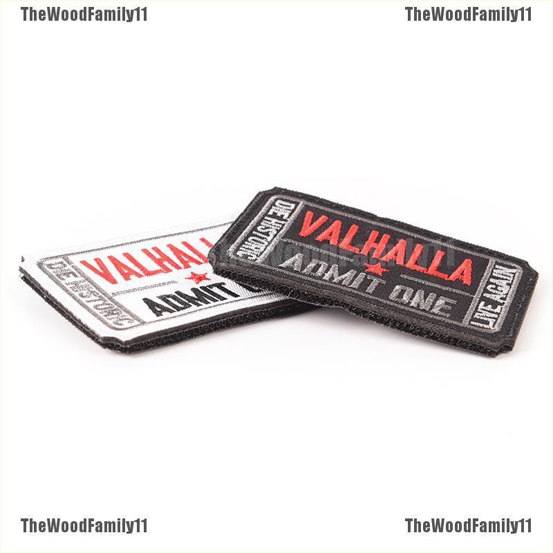 TWF ticket to valhalla morale military tactical vikings patch army ...