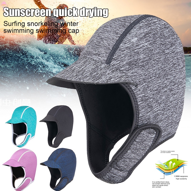 Neoprene Swimming Cap Rockible 2mm Neoprene Wetsuit Hood, Diving Hood ...