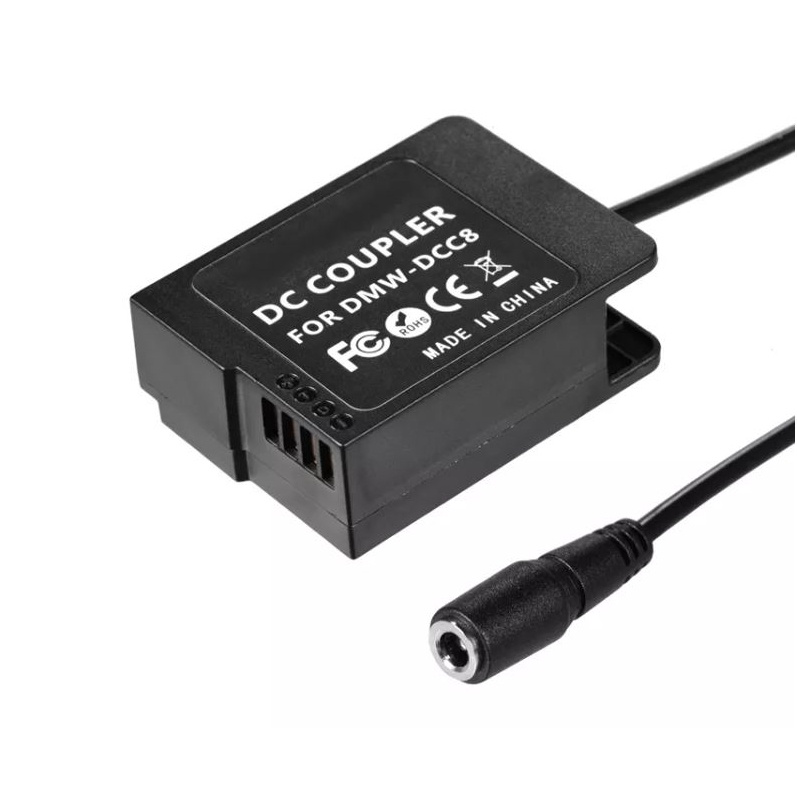 แบตเตอรี่ดัมมี่ DMW-BLC12 DCC8 สำหรับ Panasonic DMC-GX8 G95 G85 GH2 G5 ...