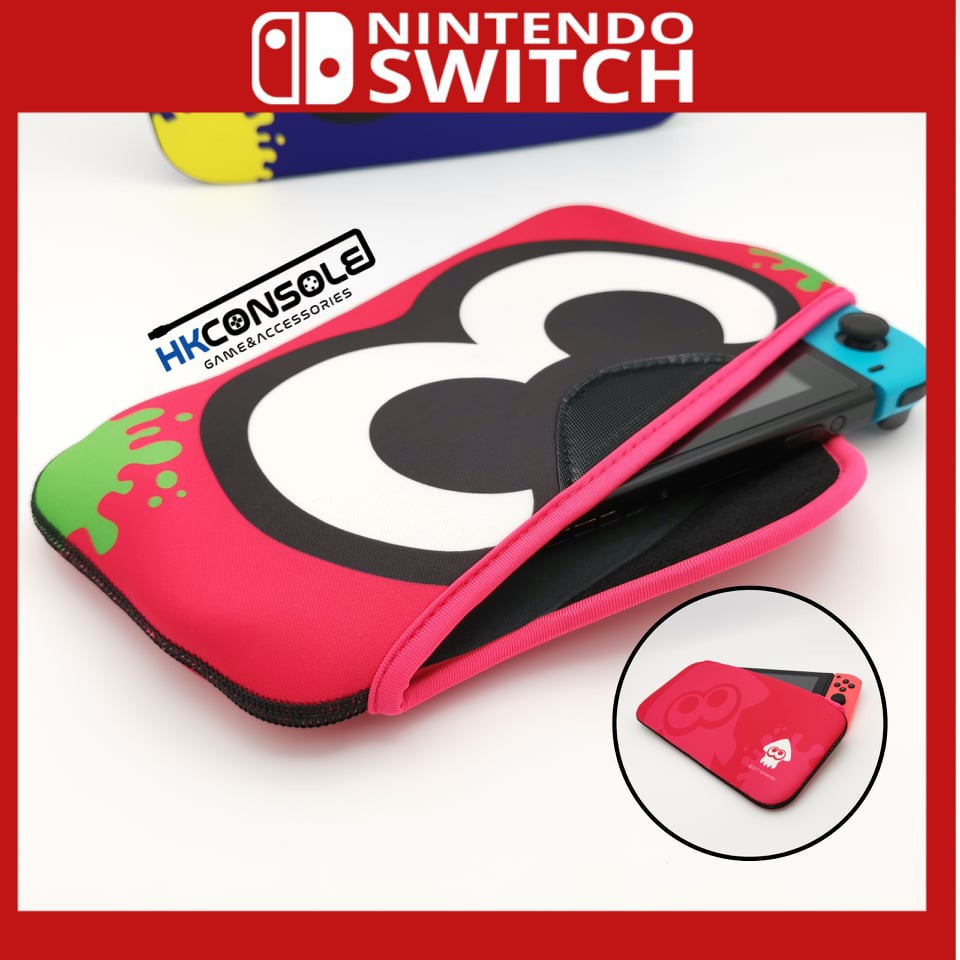 [ครบทุกลาย!] กระเป๋าผ้า Quickpouch สำหรับ Nintendo Switch สีสันสดใส ลาย ...