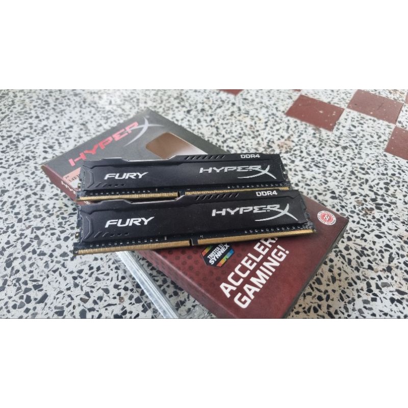 RAM (แรม) Kingston Hyper X Fury DDR4 8GB (4x2) 2133MHz - e.eddy - ThaiPick