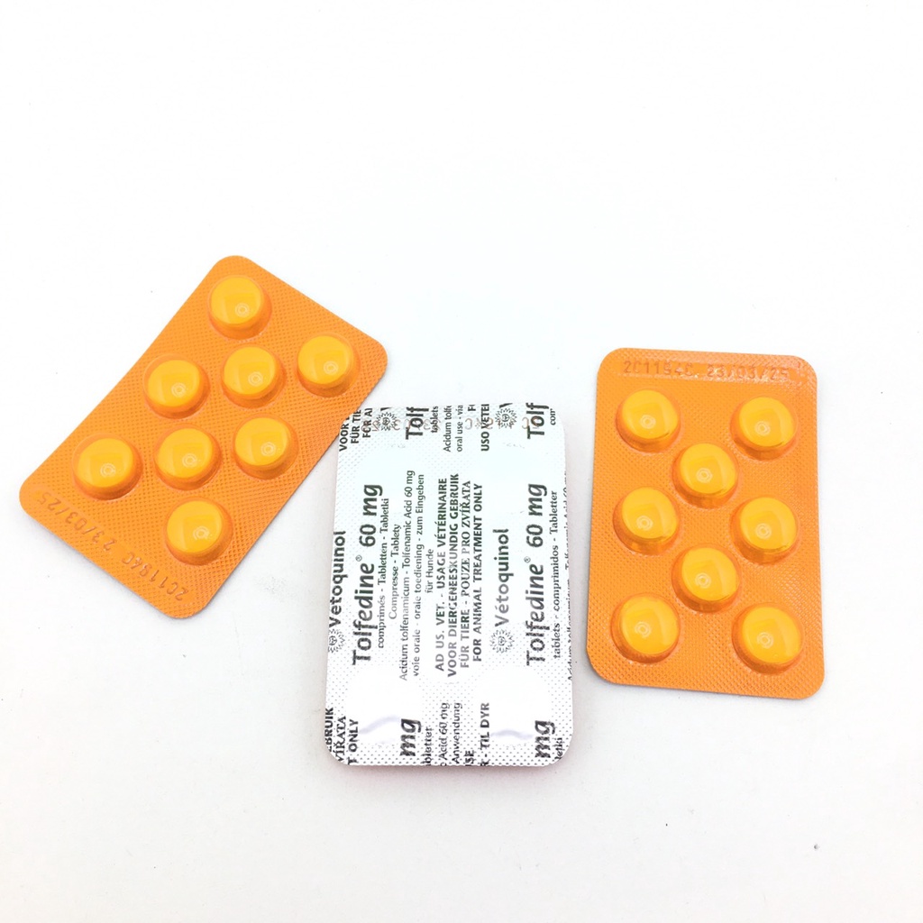Tolfedine 60mg ใช้ลดไข้ ลดอักเสบ ลดปวดในสุนัข ลดไข้สุนัข ...