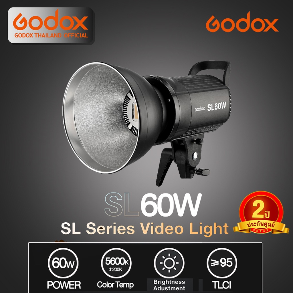 Godox LED SL60W - Video Light ( SL60 W - 60W. White Ver. ) - รับประกัน ...