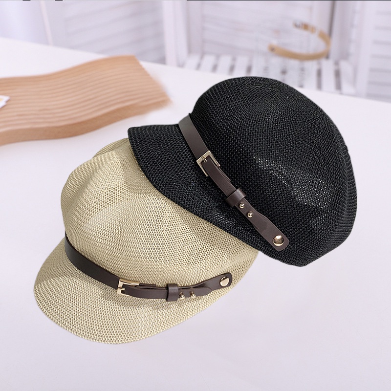 Women39s Summer Octagonal Hats Breathable Travel Sun Hats Beach Visors ...