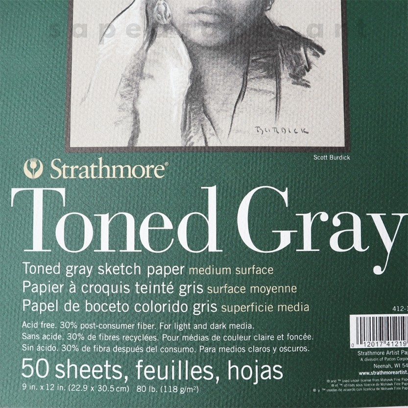 กระดาษ Strathmore 400 Series Toned Gray - sapeasapa_art - ThaiPick