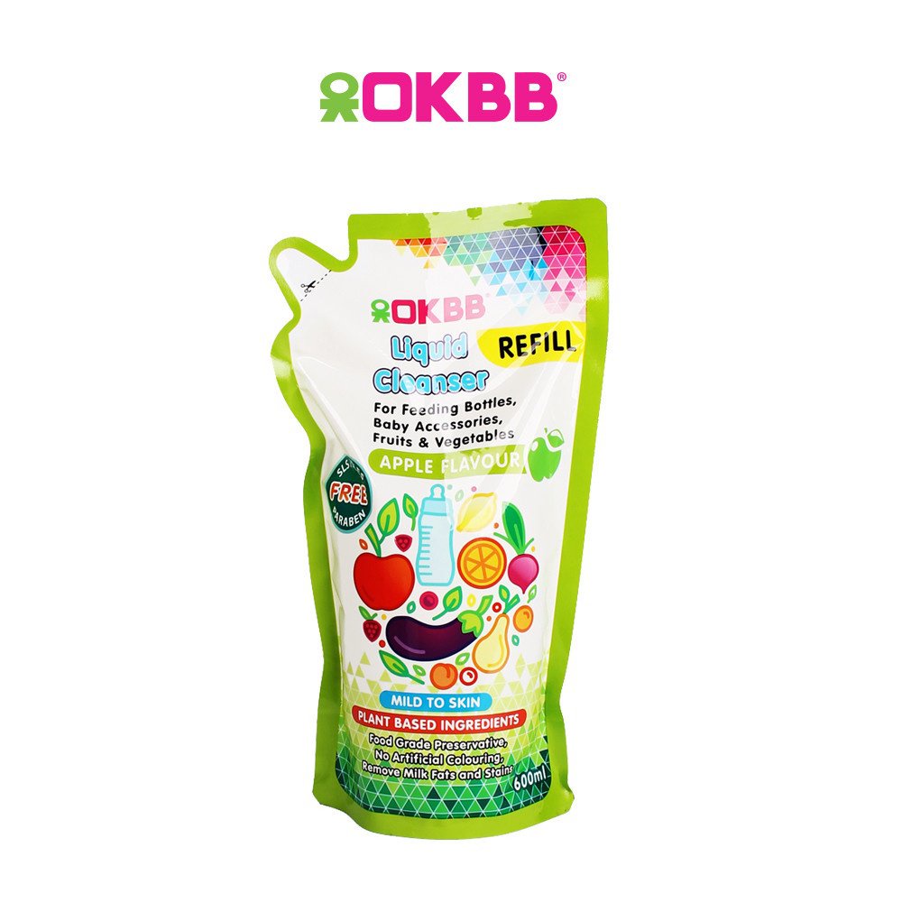 Combo Pack OKBB Liquid Cleanser 750ml with Refill Pack 600ml LQ750 ...