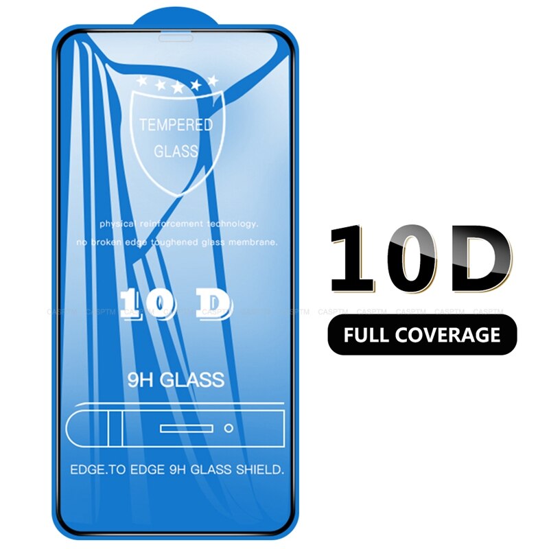 10D Tempered Glass On The For iPhone 12 11 Pro 7 8 Plus XR X XS Max ...