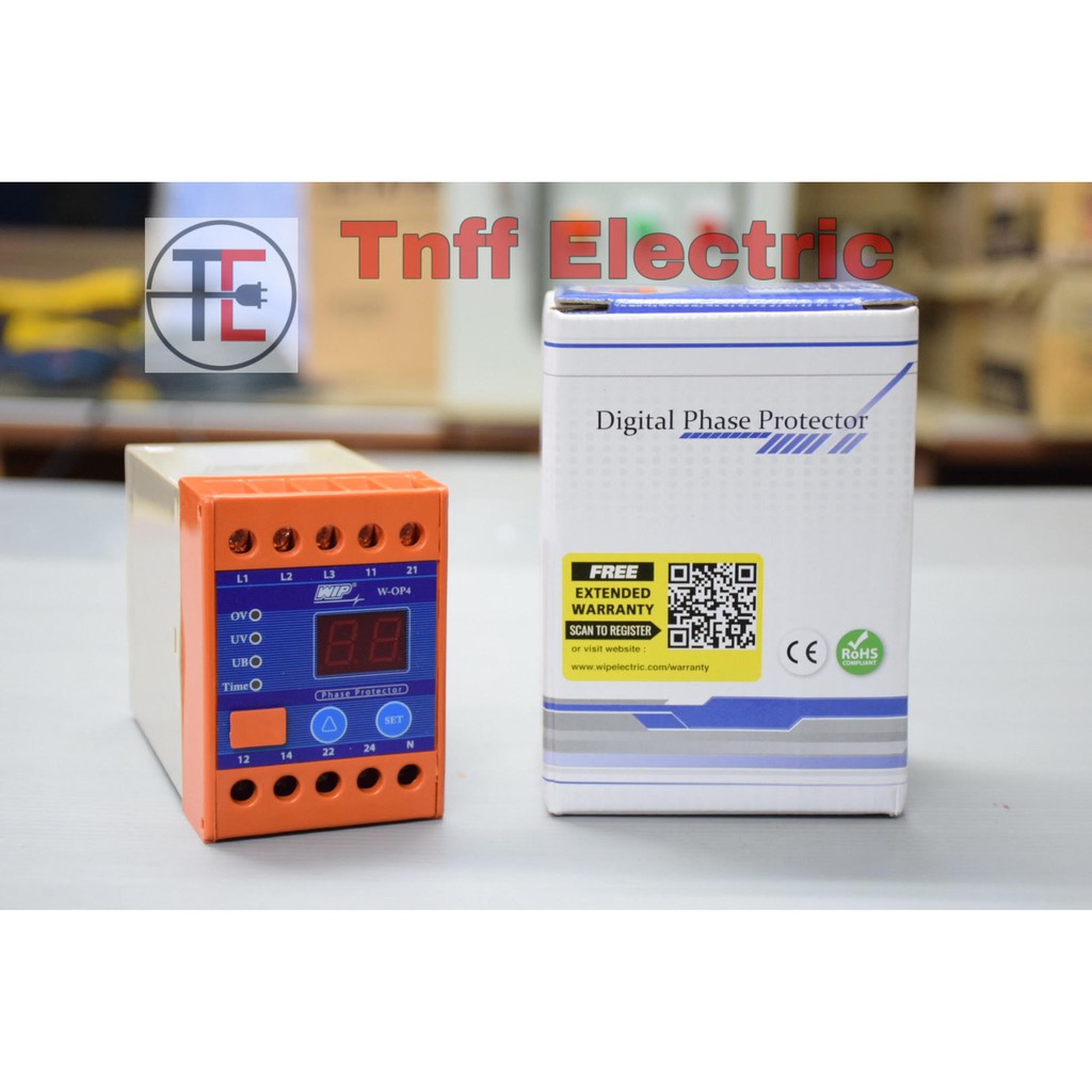 WIP W-OP4 380-415V (3P4W) อุปกรณ์ป้องกันไฟ Digital Phase Protector ...