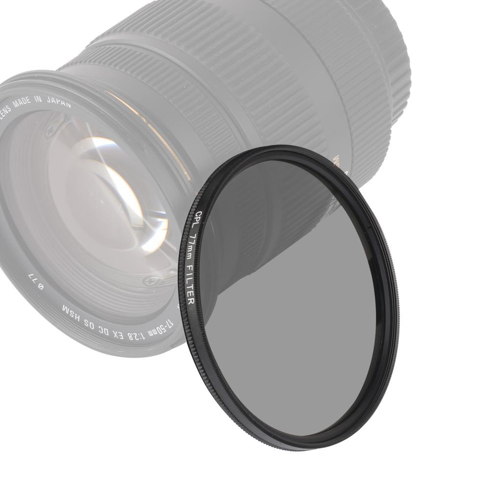 Slr Camera Polarizer Filter 49mm52mm55mm58mm62mm67mm72mm77mm82mm Cpl ...