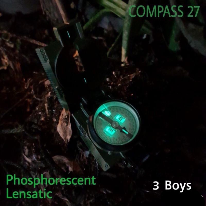 เข็มทิศทหารอเมริกาแท้ ยี่ห้อ Cammenga รุ่น Compass 27 มีฟอสฟอรัสเรือง ...