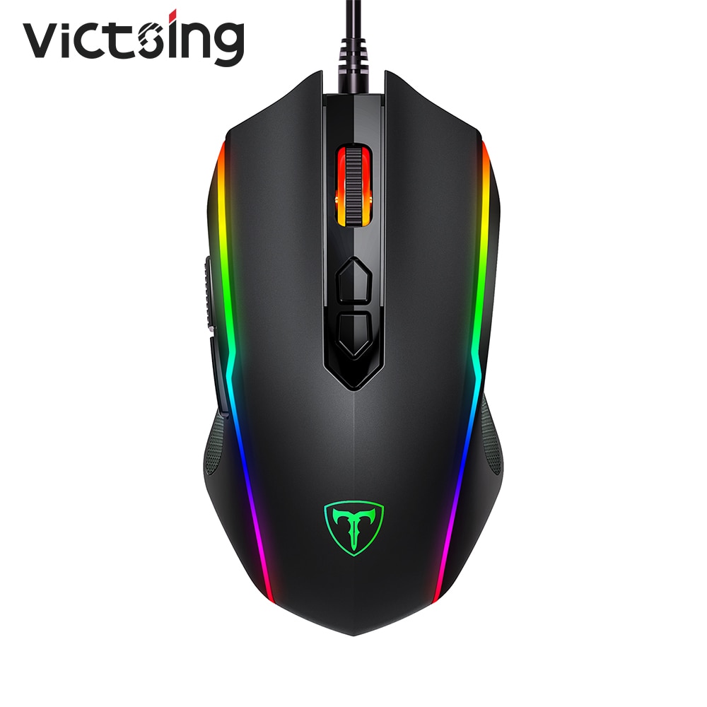 VicTsing T16 Wired Gaming Mouse 8 Programmable Button 7200 DPI USB ...