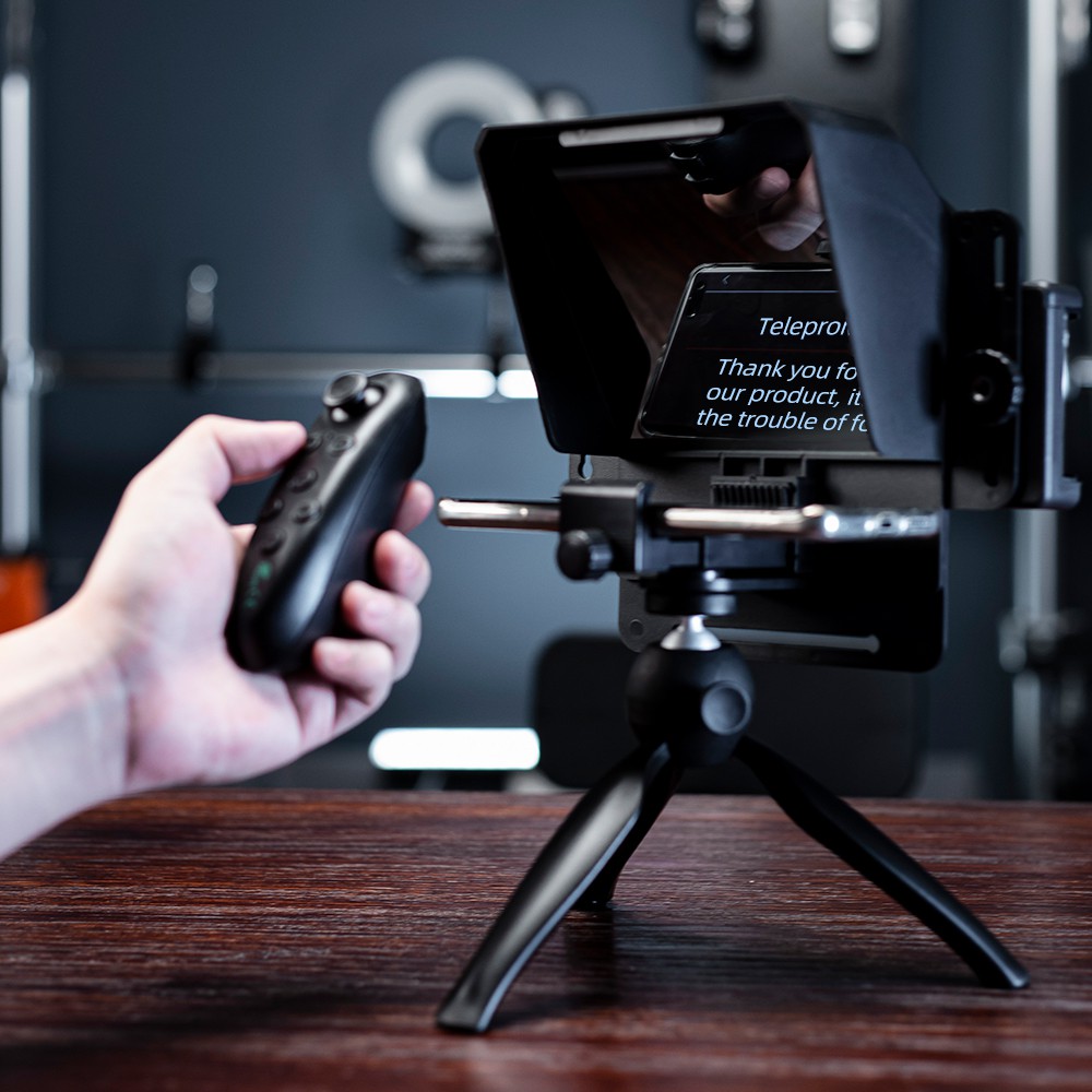 Pronstoor Mini Teleprompter Portable Inscriber Mobile Teleprompter for ...