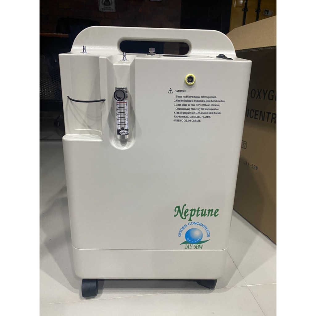เครื่องผลิตออกซิเจน (5 L) Oxygen Concentrator Neptune JAY-5BW หน้าจอ ...