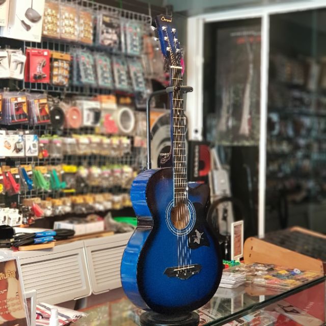 กีต้าร์โปร่ง ???? OverSpeed ขนาด 38 นิ้ว รุ่น OS-38C มีเหล็กดามคอ ขันคอ ...