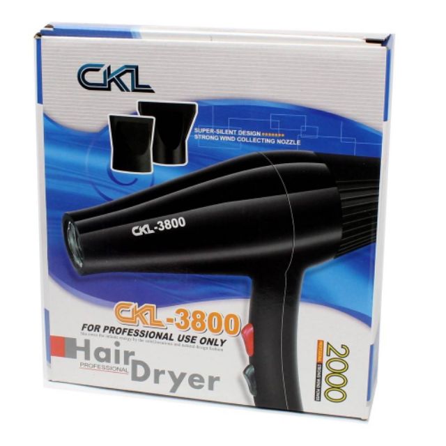 ไดร์เป่าผม ลมแรง CKL-3800 ความแรง 2000 มีบริการเก็บเงินปลายทาง ส่งฟรี - companyail0880027939 ...