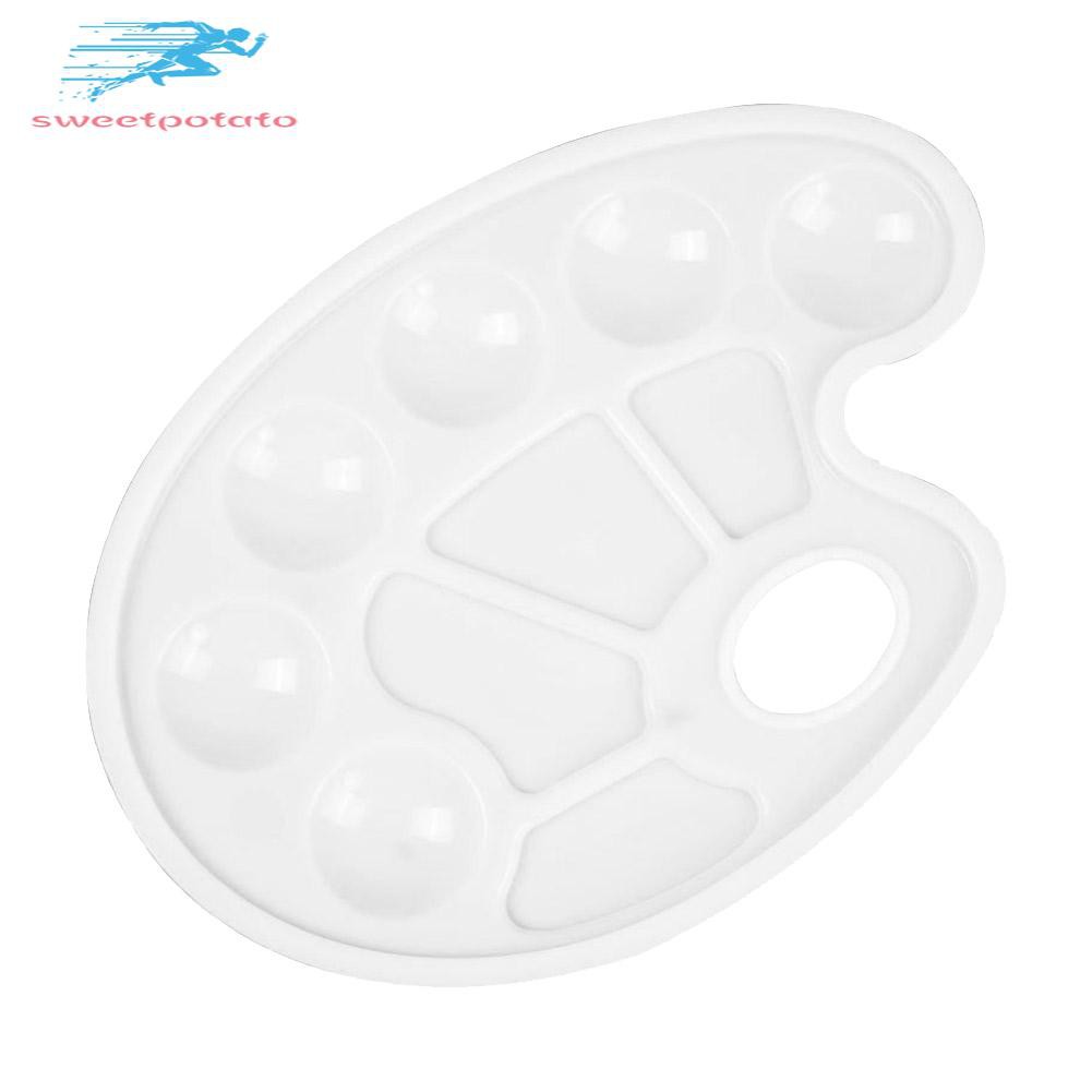 Plastic Art Painting Palette Watercolour Pallet Pigment Tray Painting ...