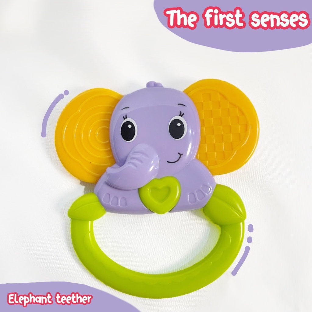 Wel-B x Infunbebe Elephant teether ยางกัดฟัน (A6818) - ยางกัดฟัน ของ ...