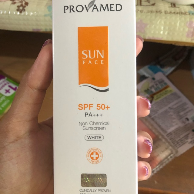 ครีมกัดแดดเนื้อมูส Provamed sun spf 50+ face | Shopee Thailand