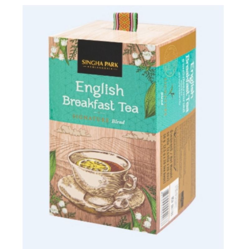 ชาผงอิงลิชเบรคฟาสต์ ชนิดซอง สิงห์ปาร์ค เชียงราย English Breakfast Tea ...