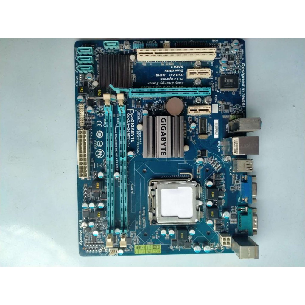 GIGABYTE GA-G41MT-S2 Desktop Motherboard G41 Socket LGA 775 For Core 2 ...
