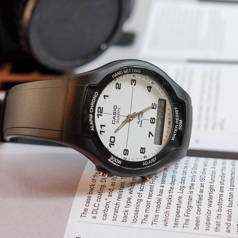 SALE Casio Standard Men นาฬิกาข้อมือ รุ่น AW-90H Series AW-90H-2B AW ...