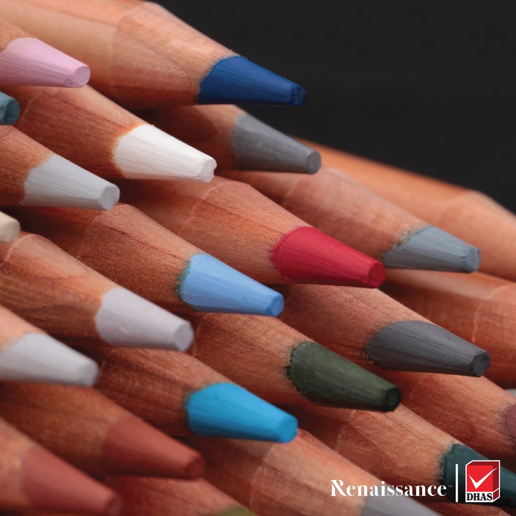 Renaissance สีไม้ ดินสอสีไม้ เกรดอาร์สติส รุ่น 100 สี กล่องเหล็ก - dhas ...