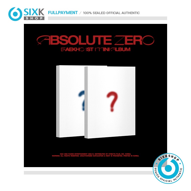 BAEKHO - 1st Mini Album Absolute Zero | Shopee Thailand