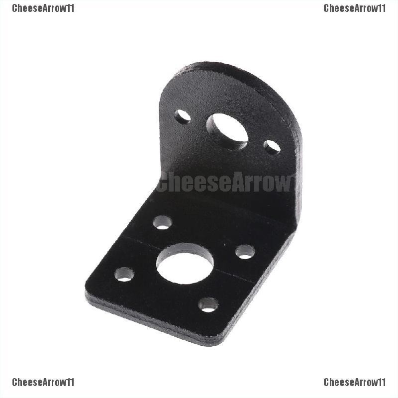 CheeseArrow Black Metal L Shaped Mounting Bracket Holder for 25mm Gear ...