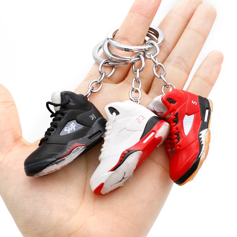 พวงกุญแจCreative threedimensional blue keychain 3D threedimensional ...