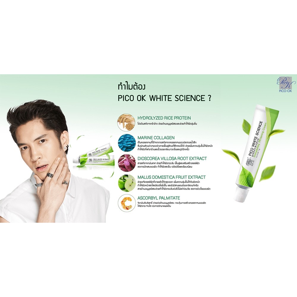(ลดล้างสต็อค) PICO WHITESCIENCE 15g - picook.official - ThaiPick