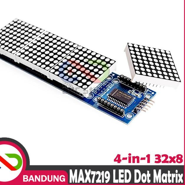 ขายSq27Max7219 โหมดข้อความ LED DOT MATRIX 8x8 4-IN-1 32X8 - asmaoshop ...