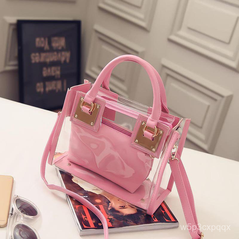 Womens Bag Crystal Transparent Jelly Fashion Wallet Casual Fashion ...