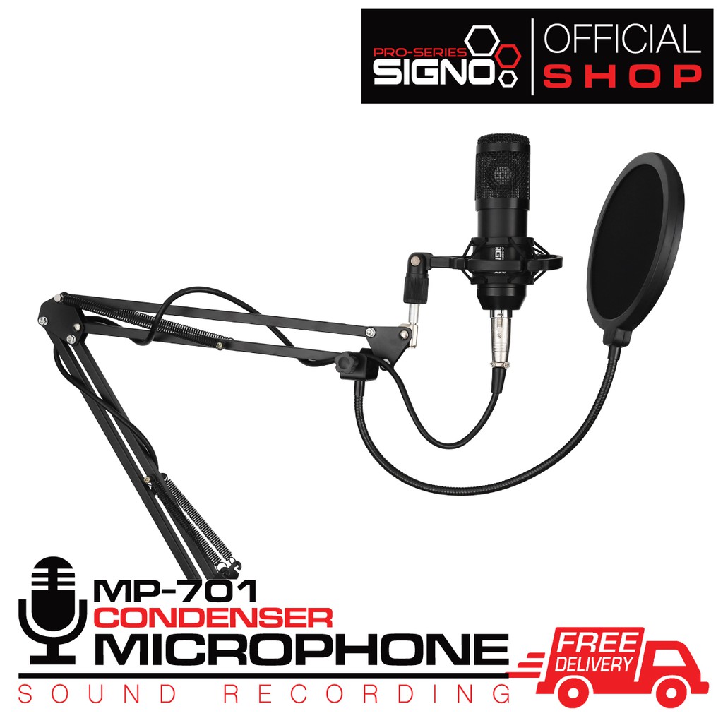 SIGNO Condenser Microphone Sound Recording รุ่น MP-701 (ไมค์โครโฟน ...