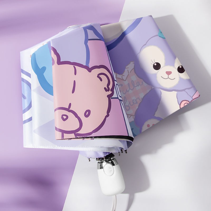 Xingdailu ร่มกันแดดร่มกันแดดอัตโนมัติสำหรับผู้หญิงแบบคู่ขนาดกะทัดรัดและ ...