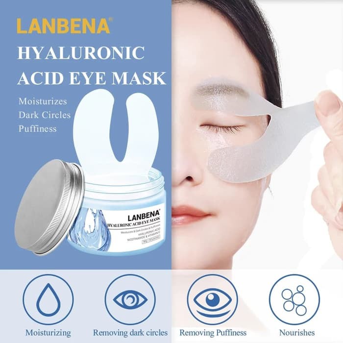 Lanbena Hyaluronic Acid มาส์กบํารุงรอบดวงตา - Lanbena Dark Circles Eye ...