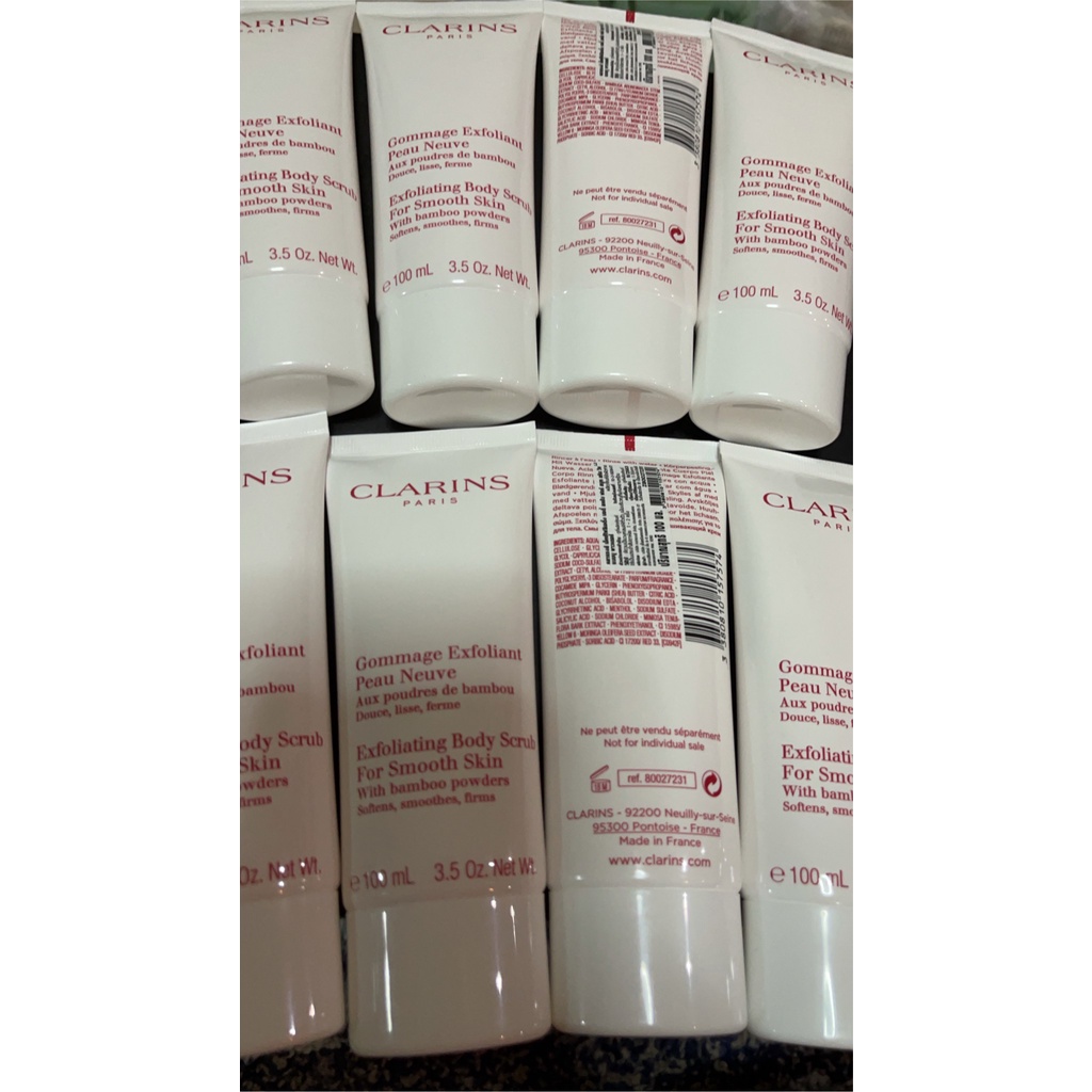 CLARINS Exfoliating Body Scrub for Smooth Skin With Bamboo Powders ...