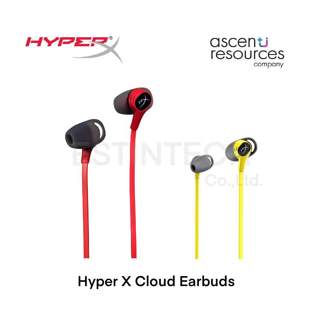 ส่งฟรี+ใบกำกับภาษีฟรี! หูฟัง HyperX Cloud Earbuds HX-HSCEB-RD, 2-Y ...