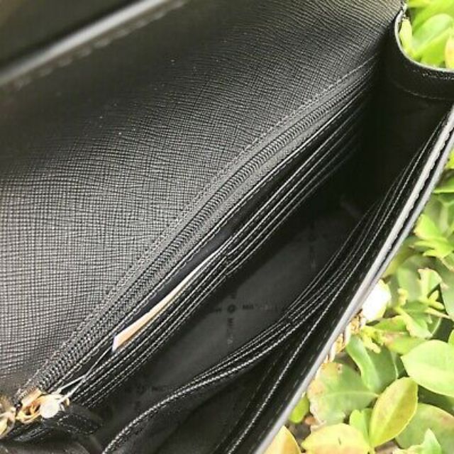 Michael Kors Karla Leather Wristlet Chain Crossbody Bag - nazzilla ...