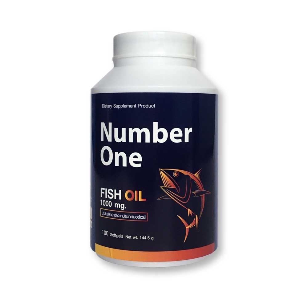 number one brand fish oil 1000 mg. | Shopee Thailand