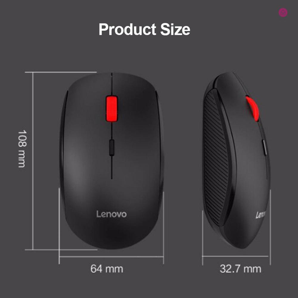 Lenovo N911 Pro เมาส์ไร้สาย 1000Dpi 2.4G แบบพกพาสําหรับคอมพิวเตอร์แล็ป ...