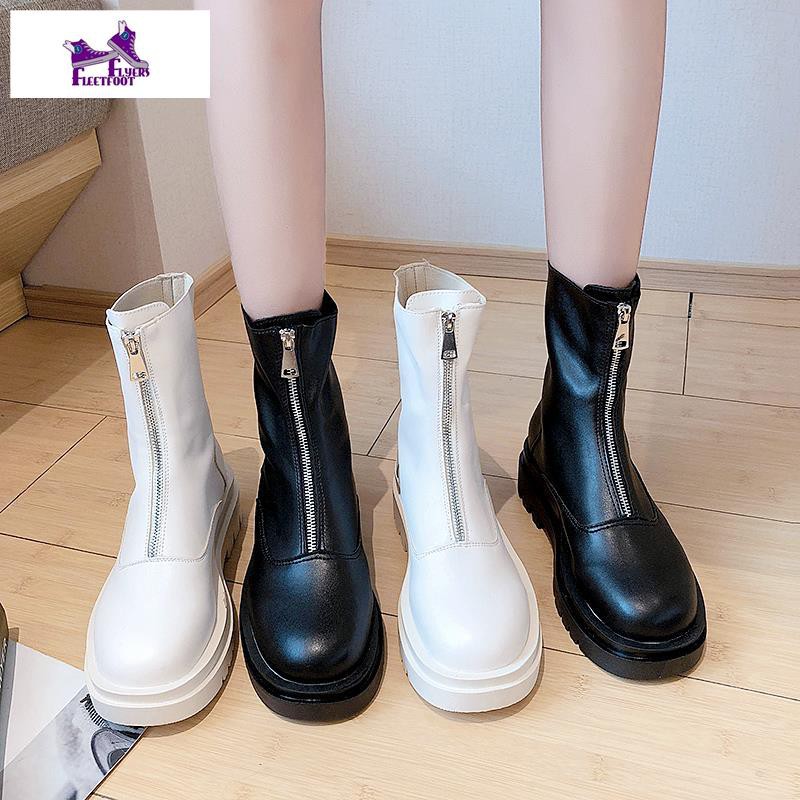 White Martin Boots Women s Trendy Ins Fried Street 2021 New Spring and ...