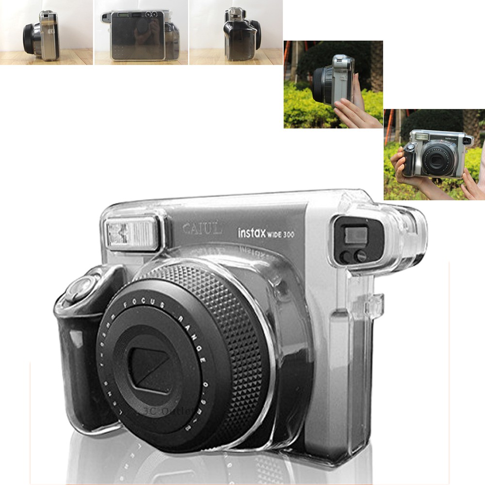 เคสกระเป๋าใสสำหรับ Fujifilm Instax Wide 300 Camera Transparent Cover ...