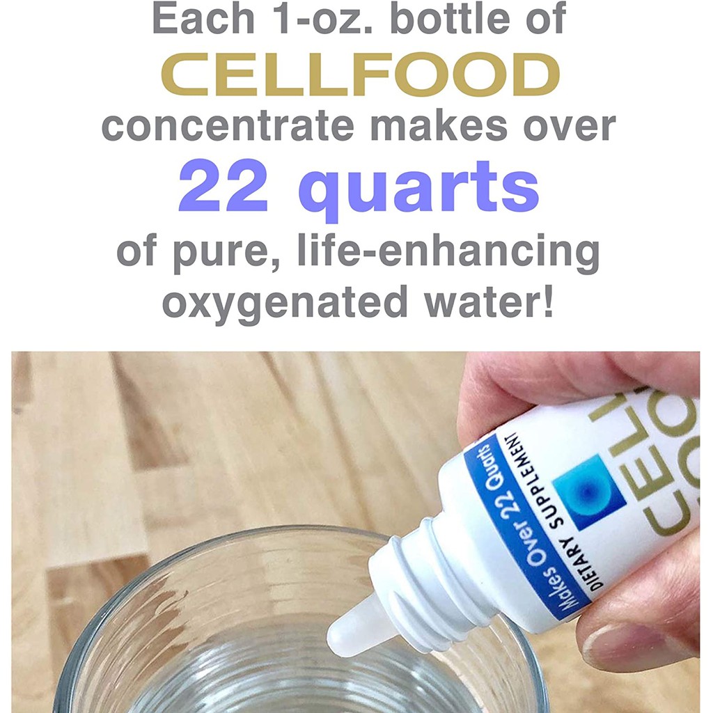 NuScience cellfood oxygen nutrient supplement US Brand อาหารเสริมให้ ...