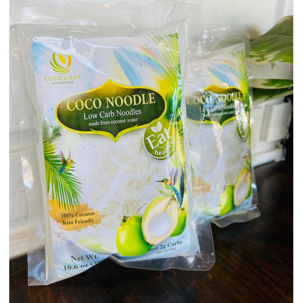 Keto คีโต วุ้นเส้นน้ำมะพร้าว Coco noodle วุ้นเส้นคีโต | Shopee Thailand
