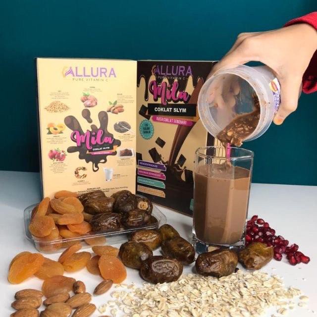 MILA COKLAT OAT SLYM (READY STOCK) 100% Original HQ ALLURA + FREE GIFT ...