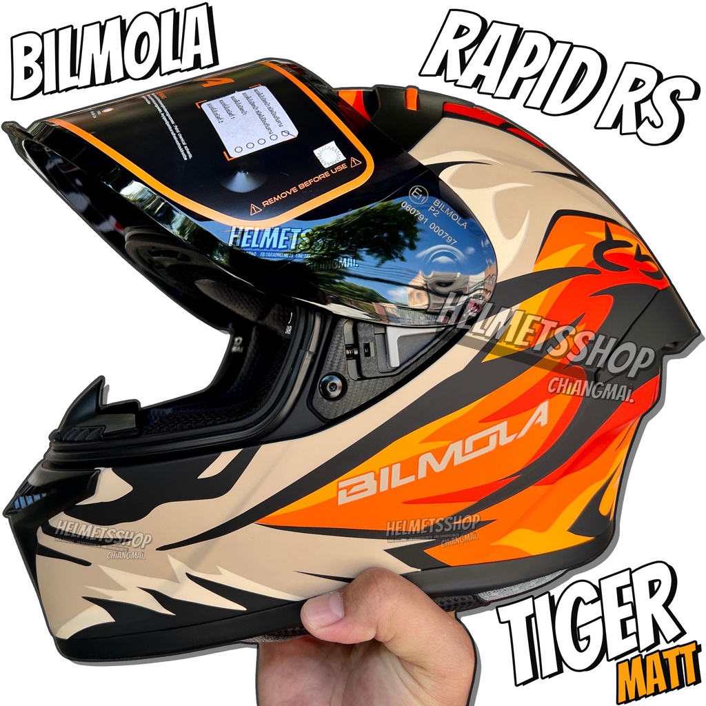BILMOLA RAPID RS TIGER MATTE 2290 - helmetsshop - ThaiPick
