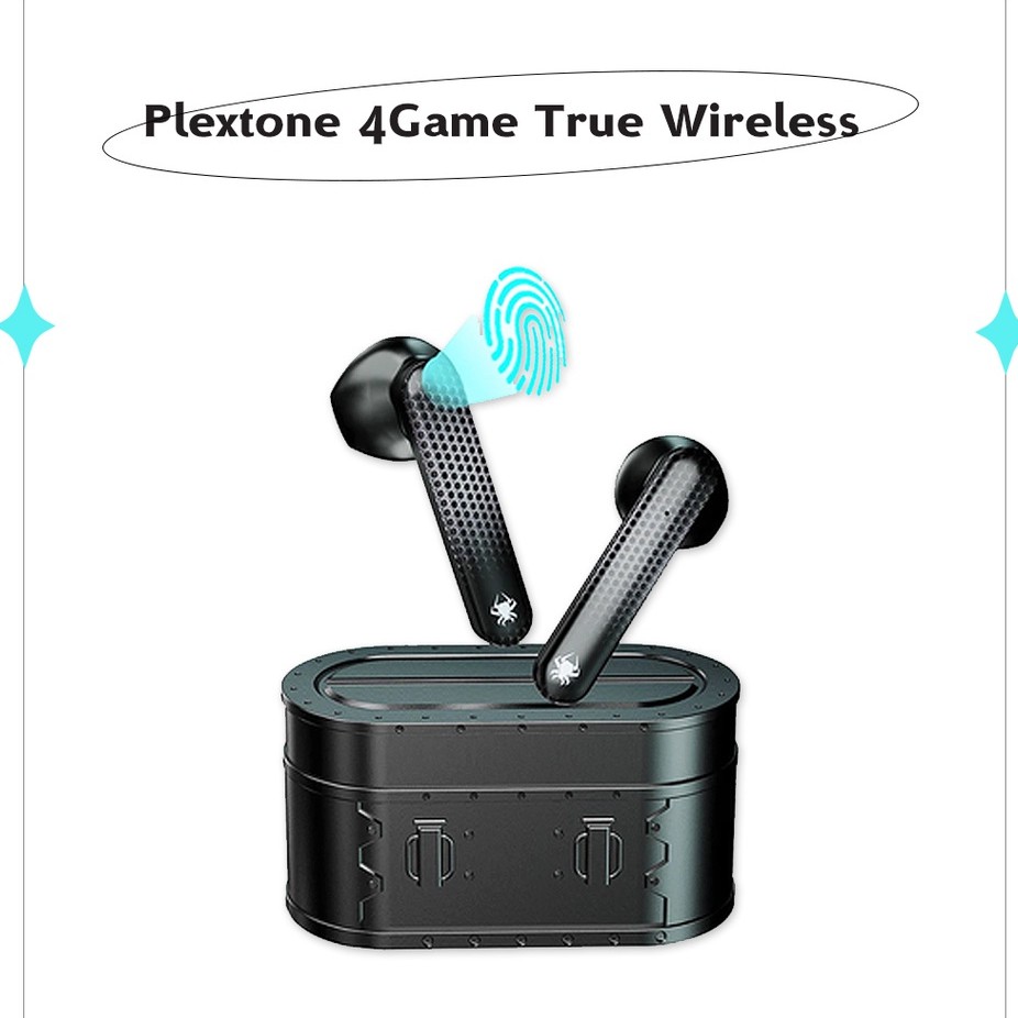 หูฟังเกมมิ่ง Plextone 4 Game Black color 4Life TWS หูฟังไร้สาย IPX5 กัน ...