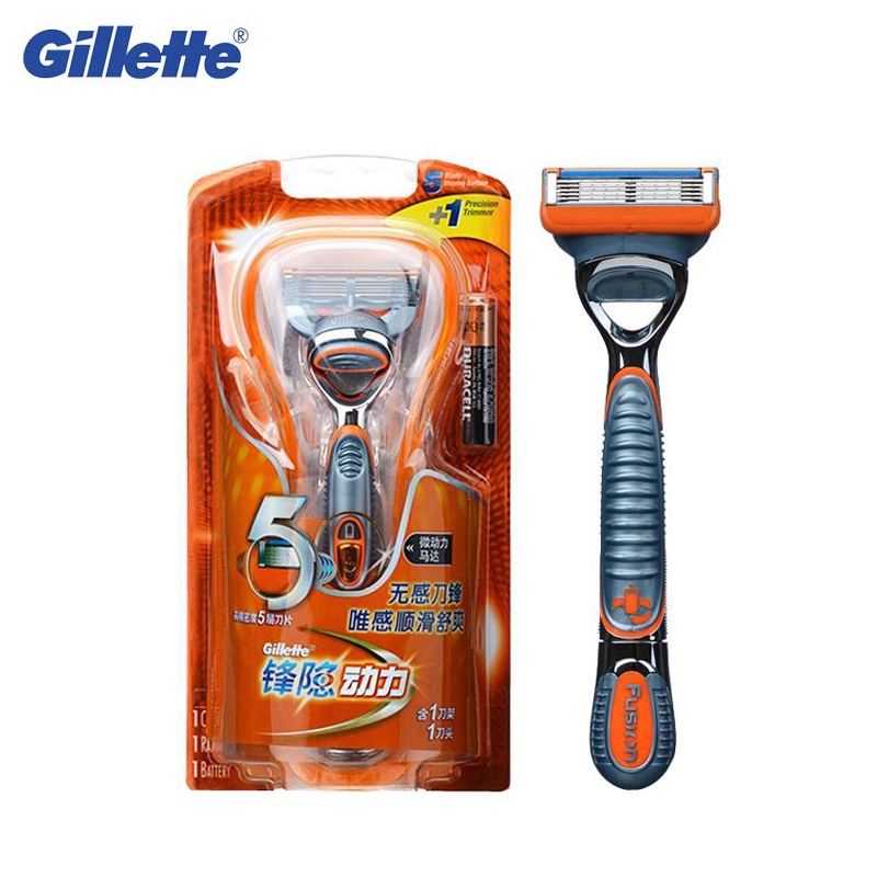Gillette Fusion Power Electric Shaving Razor Blades 1 Handle 1 Blade ...