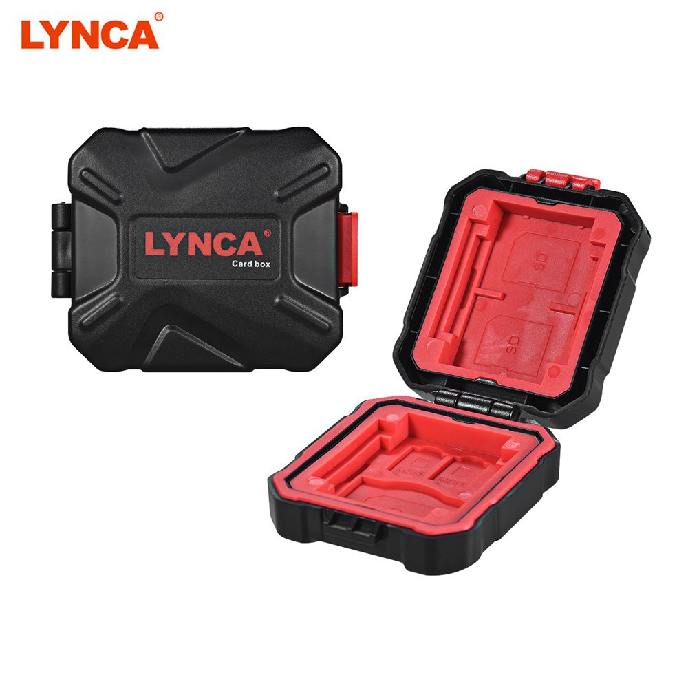 LYNCA KH 5 Water-resistant XQD/CF/TF/MSD/SD Memory Card Case Box Keeper ...