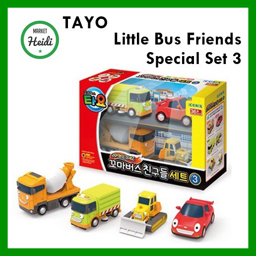 TAYOKOREA Tayo the little bus Set 3 Chris Speed Rubby Billy toys ...